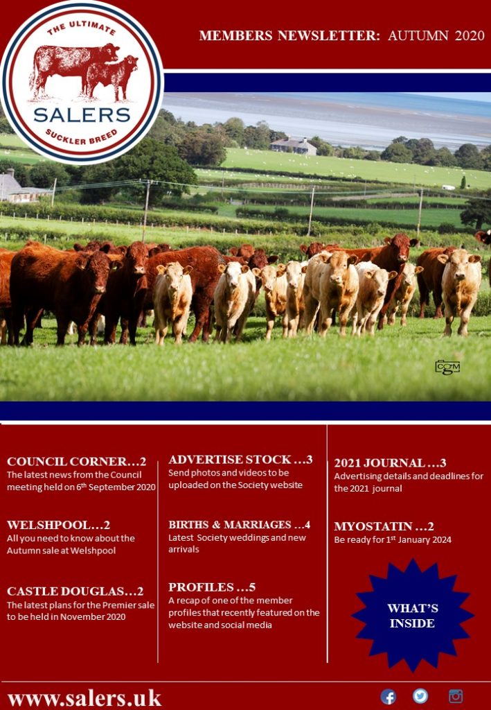 NEWSLETTERS – Salers Cattle Society